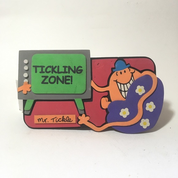 Mr. Men + Little Miss | Accents | Vintage Mr Tickle Foam Sign Tickling ...